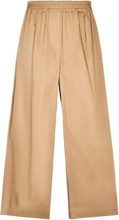 Max Mara Femme, Pantalons, Brun, Taille: 34 FR Wide Pantalons