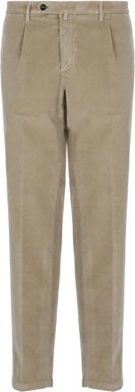 BRIGLIA 1949 Homme, Pantalons, Beige, Taille: 2XL Pantalon en Velours C&ocirc;tel&eacute; Coupe Slim