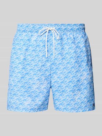 Tommy Hilfiger Regular Fit Badehose mit Logo-Stitching