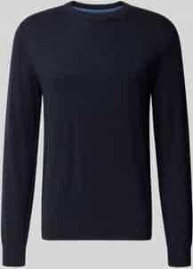 Christian Berg Regular Fit Strickpullover aus Baumwoll-Woll-Mix