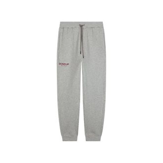 Dondup Jogginghosen in normaler Passform aus Baumwollfleece - - Trousers - Herren - Grau - XL
