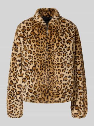 Vero Moda Regular Fit Webpelzjacke mit Allover-Muster Modell SONJALIGA