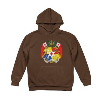 Generic Sweatshirts &Agrave; Capuche Hommes Doublure Polaire Imprim&eacute; Graphique Tonga Embl&egrave;me National Pull Hoodie Hauts Streetwear Vintage Pull De D&eacute;tente Athleisure