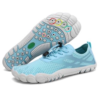 Saguaro Badeschuhe Damen Wasserschuhe Herren Schwimmschuhe Schnelltrocknende Aquaschuhe Barfußschuhe Strandschuhe rutschfeste Neoprenschuhe Leicht Surfschuhe 