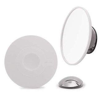 Bosign MakUp Miroir de Salle de Bain en Silicone Amovible Argent&eacute; 1