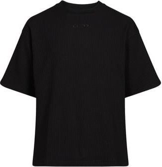 Rains T-shirt ample en maille gaufr&eacute;e