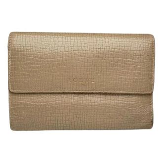 Loewe Pre-owned Leder Portemonnaie - - Pre-owned - Damen - Braun - ONE SIZE