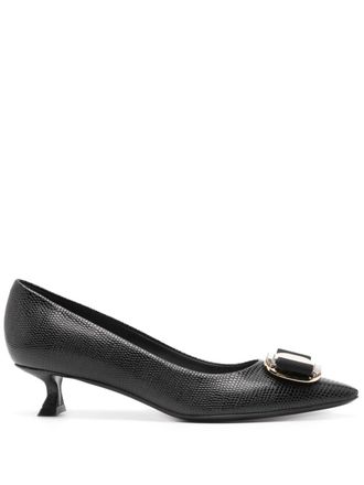 Ferragamo escarpins New Vara 40 mm en cuir - Noir