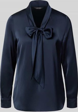 Lauren Ralph Lauren Schluppenbluse mit V-Ausschnitt Modell YILVRAY