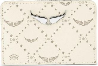 Zadig&Voltaire ZV Pass monogram card case - Nude