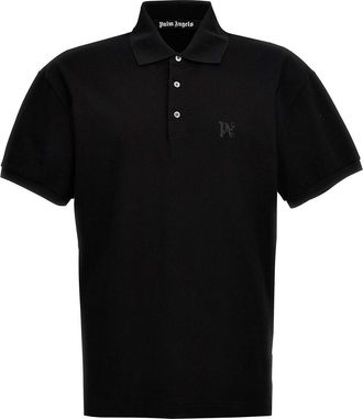 Palm Angels Poloshirt - Schwarz
