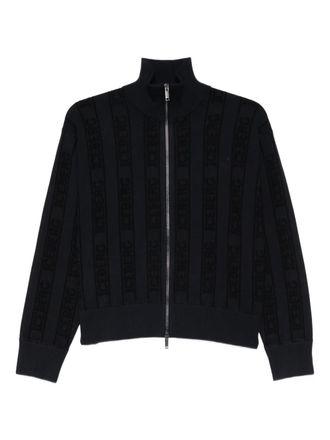 Iceberg veste en maille &agrave; logo - Bleu