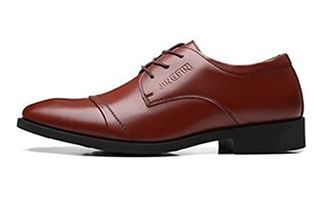 Generic Chaussures habill&eacute;es Formelles for Hommes, Chaussures Derby &agrave; Lacets et Bout Rond, en Cuir de Vache, antid&eacute;rapantes, antid&eacute;rapantes, for Affaires(Marr