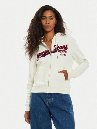 Guess Sweatshirt W4BQ03 KC811 Écru Regular Fit