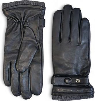 Infinity Leather Gants de Conduite Pour Homme en Cuir Italien - Cuir Souple de Qualit&eacute; Sup&eacute;rieure, Doublure Chaude en Laine, Compatibles Avec les Ecrans Tactiles