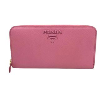 Prada Portefeuille long Saffiano Pre-owned (bi-pli) - Femme - Pre-owned - Rose - Taille: ONE Size