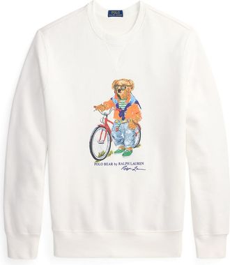 Ralph Lauren Softes Sweatshirt mit Bike Polo Bear-Print in