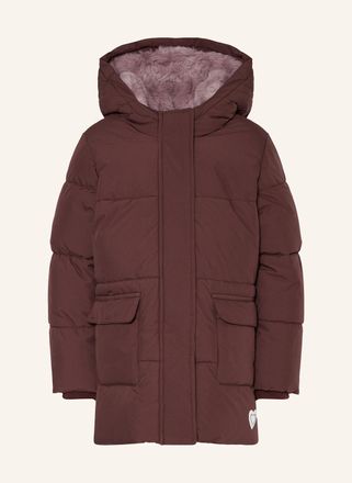s.Oliver S.Oliver Red Steppmantel Mit Kunstfell rot