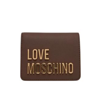Love Moschino Small Wallet With Logo - - Accessories - Damen - Braun - ONE SIZE