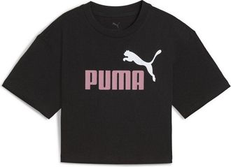 Puma T-Shirt Essentials 2 Colour No. 1 PUMA Logo Kurzes T-Shirt Mädchen