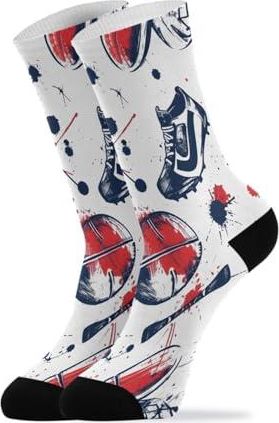 Generic Équipement Sportif Chaussettes Drole Unisex Chaussette Homme Confortable Chaussettes Mi-Mollet Pour Ado Affaires Course 40Cm