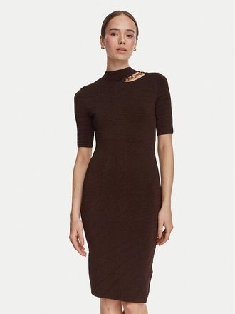 Guess Strickkleid G6YK28 Z1059 Braun Slim Fit