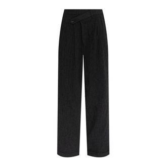 R13 Hose mit Wollbesatz - - Trousers - Damen - Grau - W28