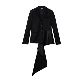 J.W.Anderson Veste ajust&eacute;e avec drap&eacute; portefeuille - Femme - Vestes - Noir - Taille: 38 FR