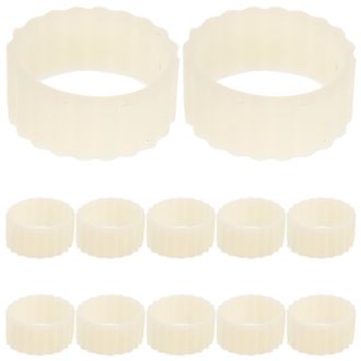 Artibetter Silikon Kerzenhalter Adapter 12 St&uuml;ck rutschfeste Kerzenhalter Eins&auml;tze aus Weichem Silikon Flexibel f&uuml;r Verschiedene Spitzkerzendurchmesser Sch&uuml;tzend