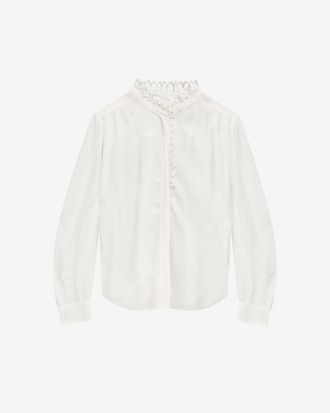 Isabel Marant Blouse Estela - Femme - Blanc - Taille34 - Marant &Eacute;toile
