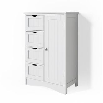 Vicco Badschrank Bianco, Wei&szlig;, 55 x 81 cm