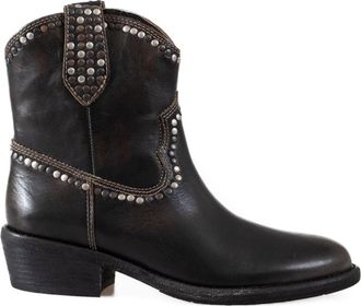 Ash Gipsy Cowboystiefel mit Nieten - Schwarz