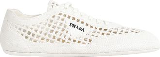 Prada Collapse Crochet Laced Sneakers