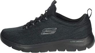 Skechers Homme Summits Louvin Homme Chaussures Training-Fitness, Noir, 45 EU