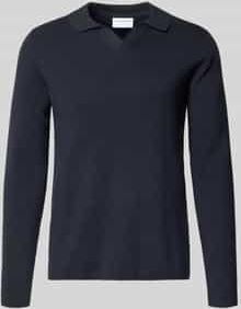 Lindbergh Relaxed Fit Strickpullover in Ripp-Optik