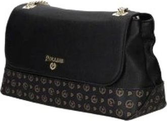 Pollini Femme, Sacs, Noir, Taille: ONE Size Flap Crossbody Bag