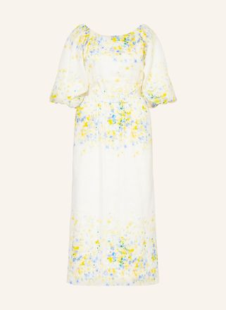 Mrs & Hugs Mrs & Hugs Leinenkleid Mit Cut-Out blau