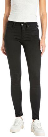 Replay Damen Jeans New Luz Power Stretch, Black 098-4 (Schwarz), 28W/30L
