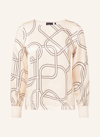 s.Oliver Black Label S.Oliver Black Label Blusenshirt Im Materialmix beige