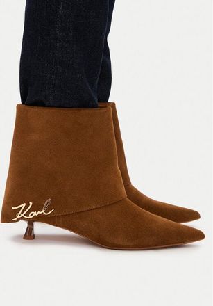 Karl Lagerfeld Stiefeletten KL30142 Braun