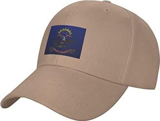 Generic Casquette De Baseball Effet Tricot du Drapeau du Dakota du Nord Chapeau De Tennis Classic,Anti Soleil Casquettes Sports pour Sport Tennis Activit&eacute;s