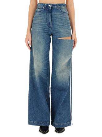 Peter Do Wide Oversize Cotton Jeans - Blue