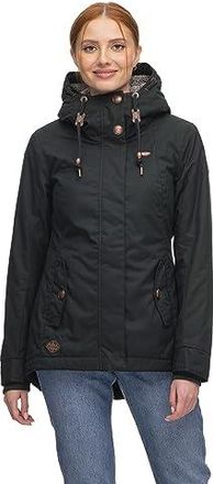 Ragwear Monade Streetwear Veste pour femme 100 % v&eacute;g&eacute;talien, vert fonc&eacute;, L