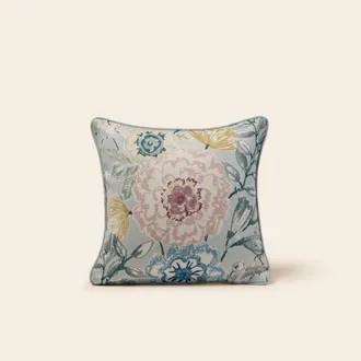 Madura Housse De Coussin Florabel Bleut&eacute; et multicolore - MULTICOLORE