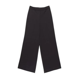 Nenette Eufemia Wide Hosen - - Trousers - Damen - Schwarzk - S