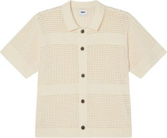 Obey T-Shirt Baumwolle - - Tops - Herren - Beige - S