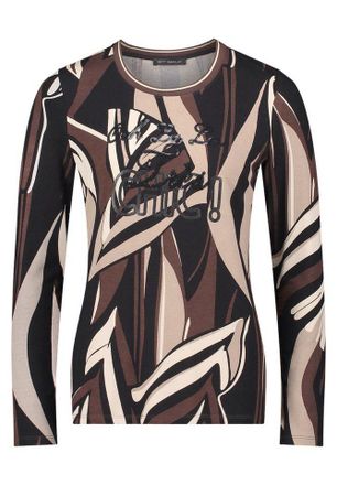 Betty Barclay Kurzarmshirt Damen mit Rippb&uuml;ndchen (1-tlg)
