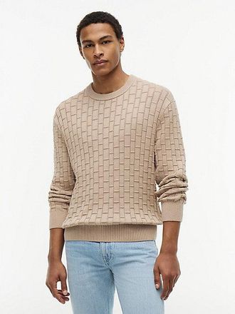 Tommy Hilfiger Pull d&eacute;contract&eacute; en maille torsad&eacute;e