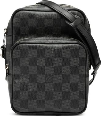 Louis Vuitton Hobo Bags - Damier Graphite Rem - Gr. unisize - in Schwarz - f&uuml;r Damen