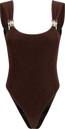 Os&eacute;ree Femme, Maillots de bain, Brun, Taille: 38 FR Lumi&egrave;re Multi Ring Maillot One Piece